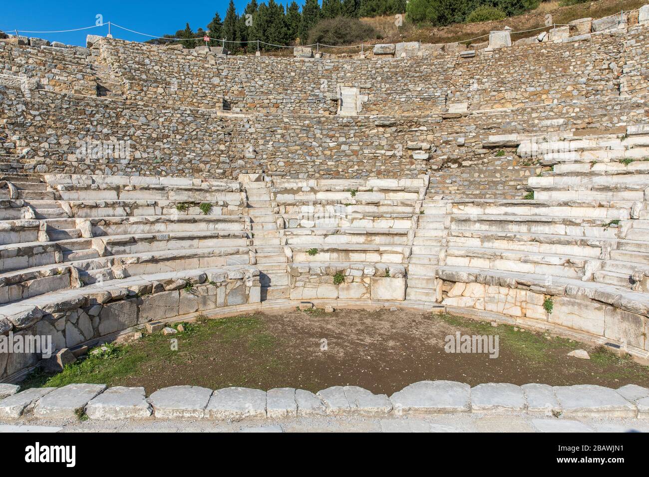 Turkey Odeon ruins in the ancient city of Ephesus Stock Photo - Alamy