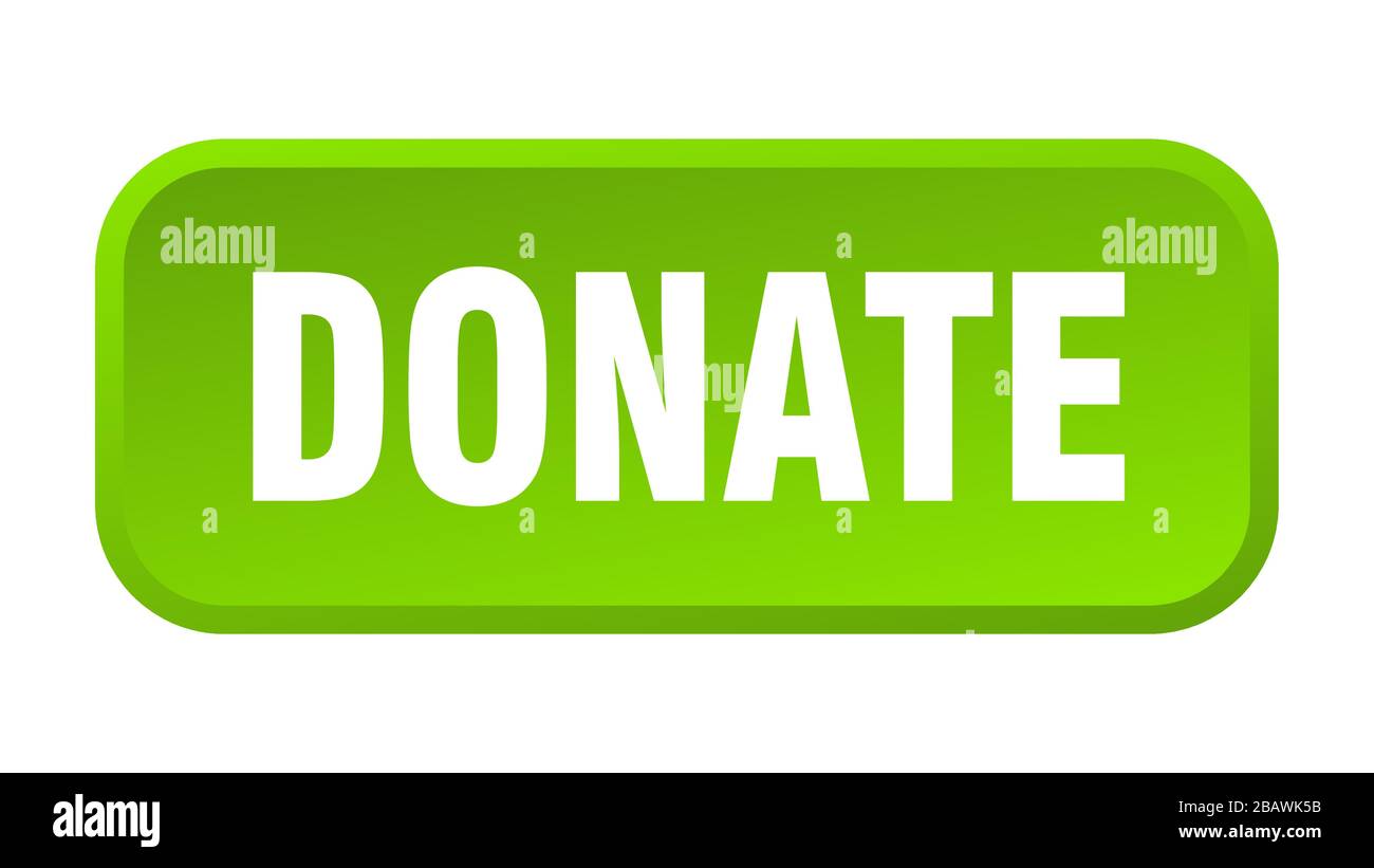 donate button. donate square 3d push button Stock Vector Image & Art ...