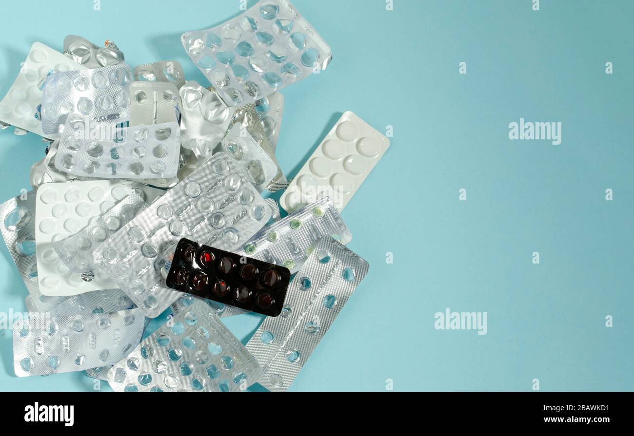 Empty blister packaging hi-res stock photography and images - Alamy