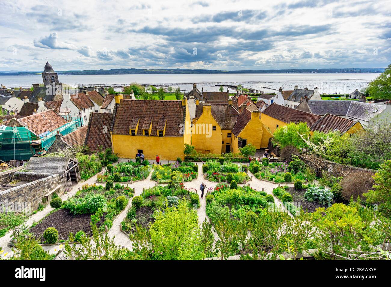 Culross Palace in NTS town The Royal Burgh of Culross in Fife Scotland ...