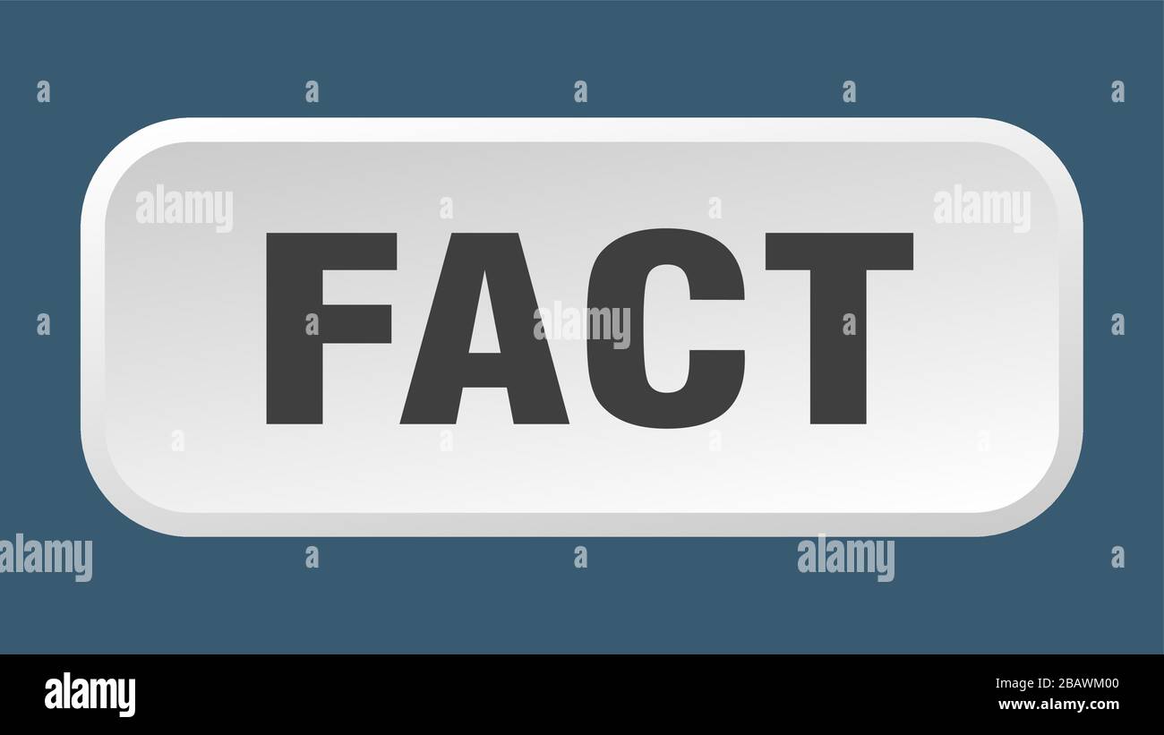 fact button. fact square 3d push button Stock Vector Image & Art - Alamy