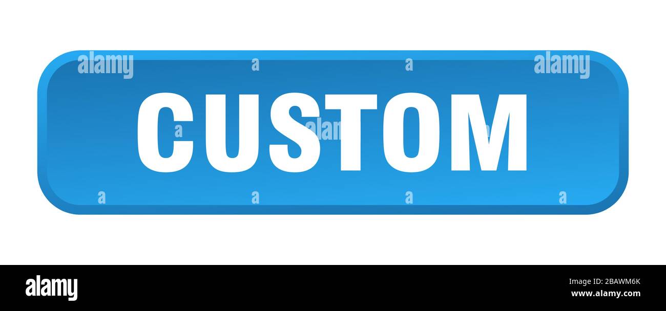 custom button. custom square 3d push button Stock Vector Image & Art ...