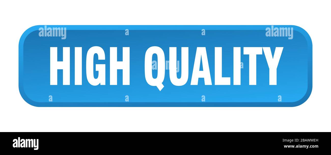 high quality button. high quality square 3d push button Stock Vector Image & Art - Alamy