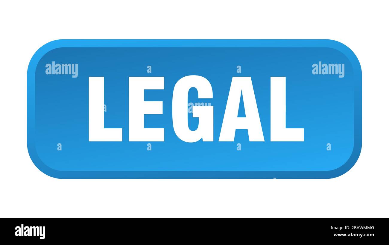 legal button. legal square 3d push button Stock Vector Image & Art - Alamy