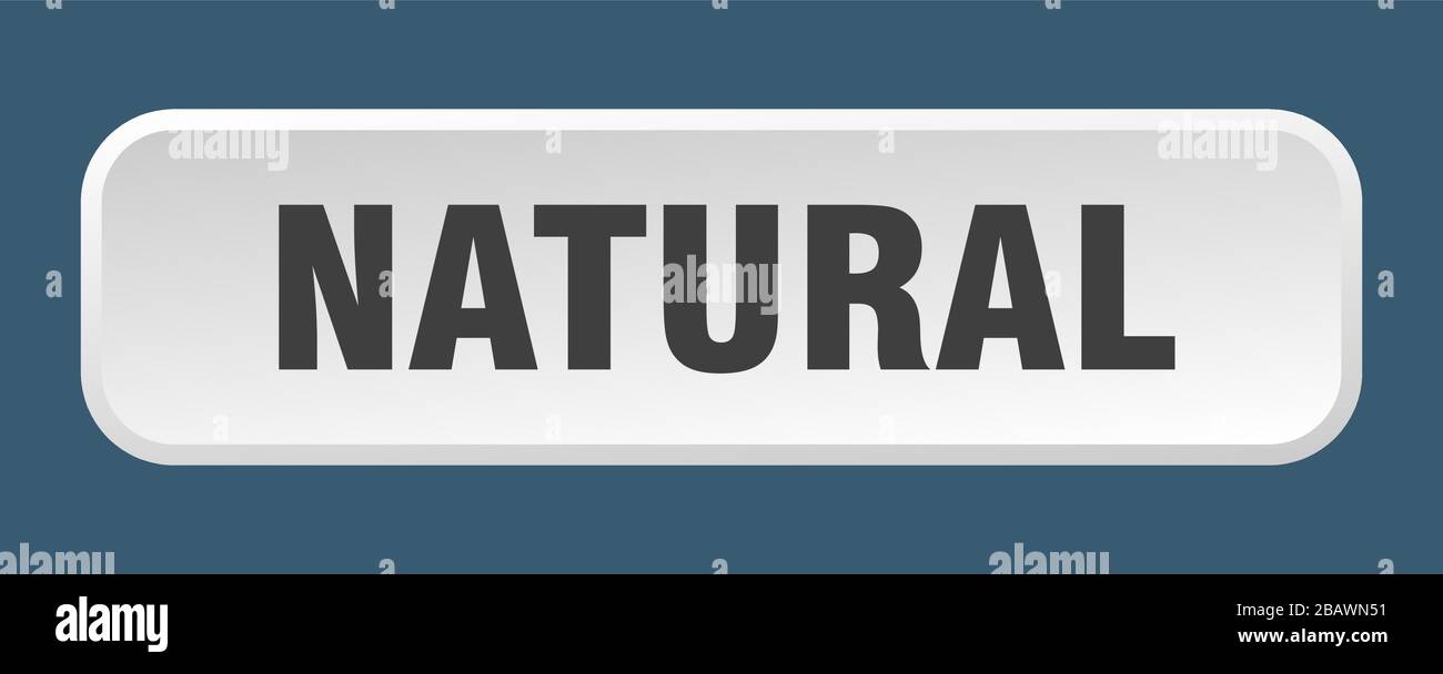 natural button. natural square 3d push button Stock Vector Image & Art ...