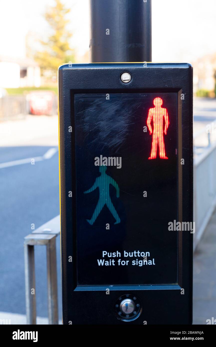 Green Man Traffic Light