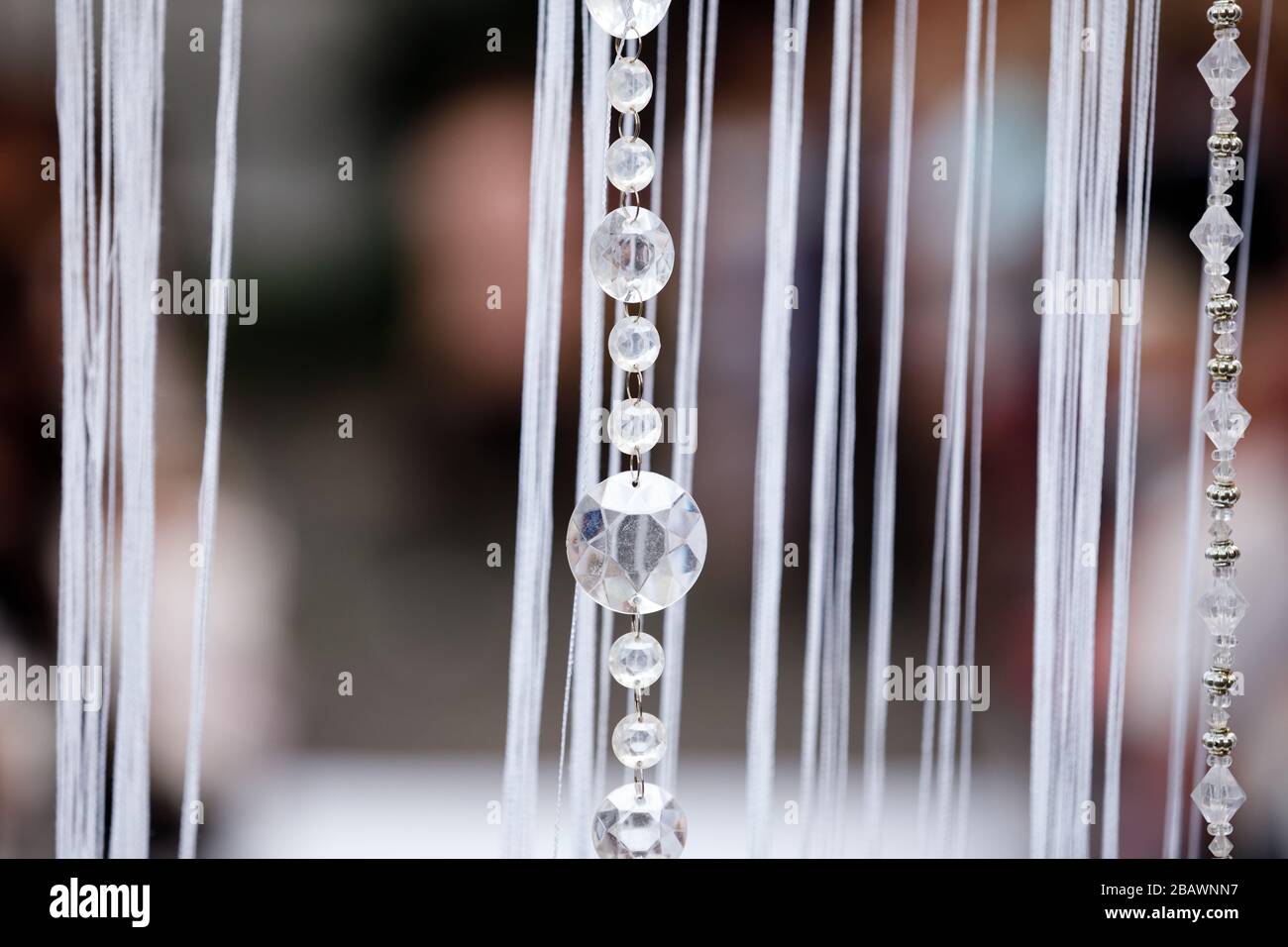 Crystal decorations for the wedding ceremony, luxurious decor ...