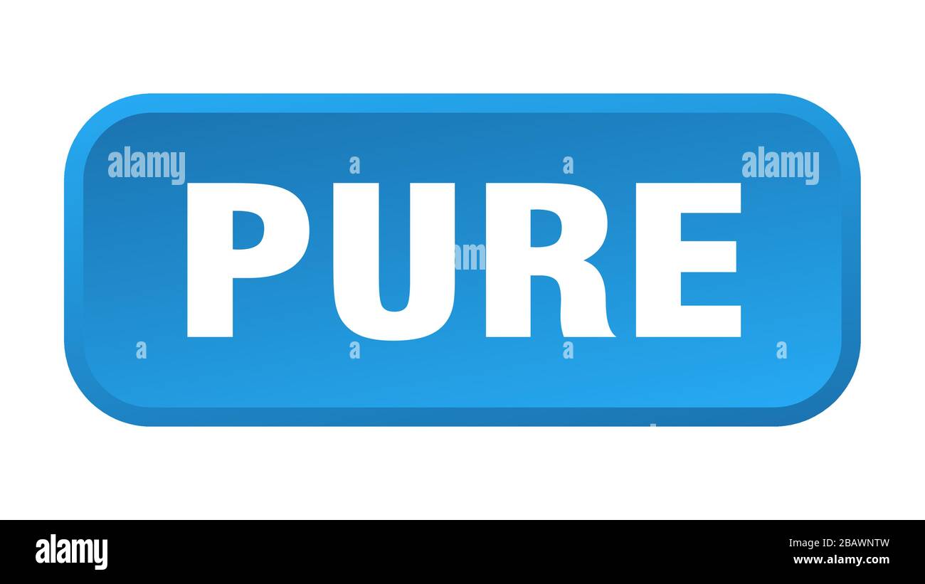 pure button. pure square 3d push button Stock Vector Image & Art - Alamy