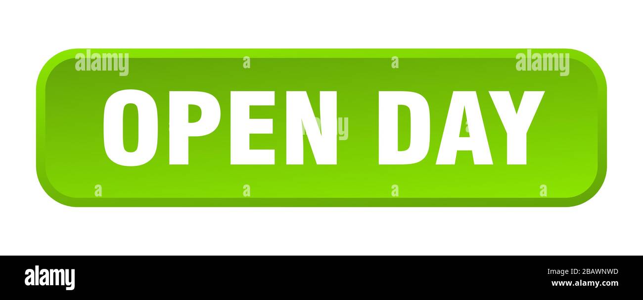 open day button. open day square 3d push button Stock Vector Image & Art - Alamy