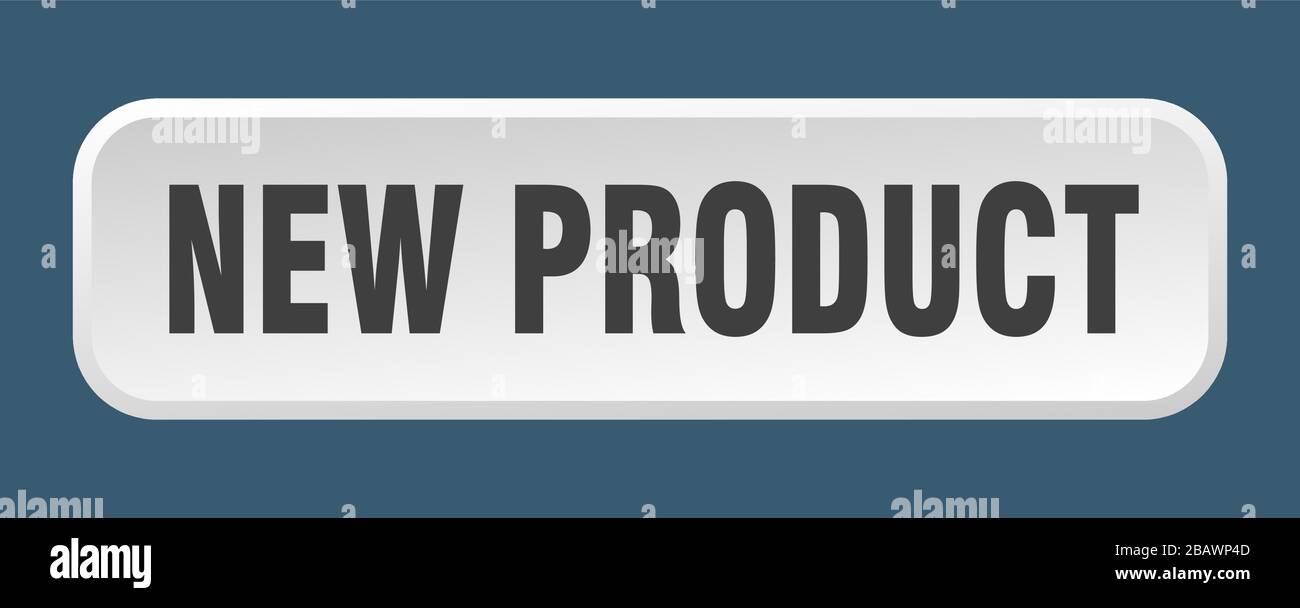 new product button. new product square 3d push button Stock Vector ...