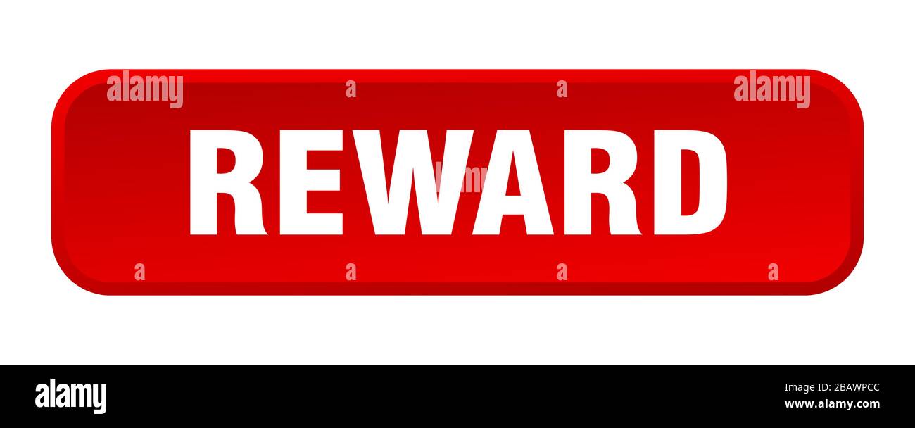 reward button. reward square 3d push button Stock Vector Image & Art ...