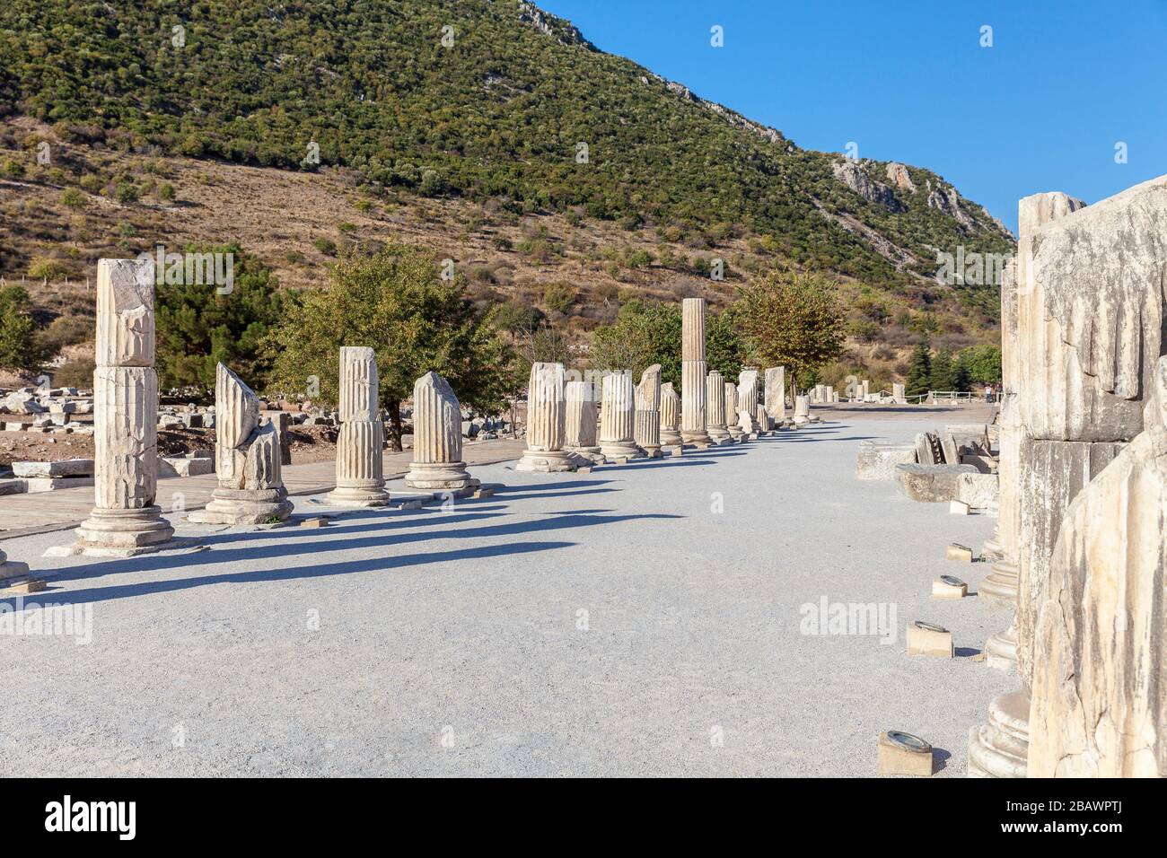 The ruins of the ancient city of Ephesus in Turkey Stock Photo - Alamy