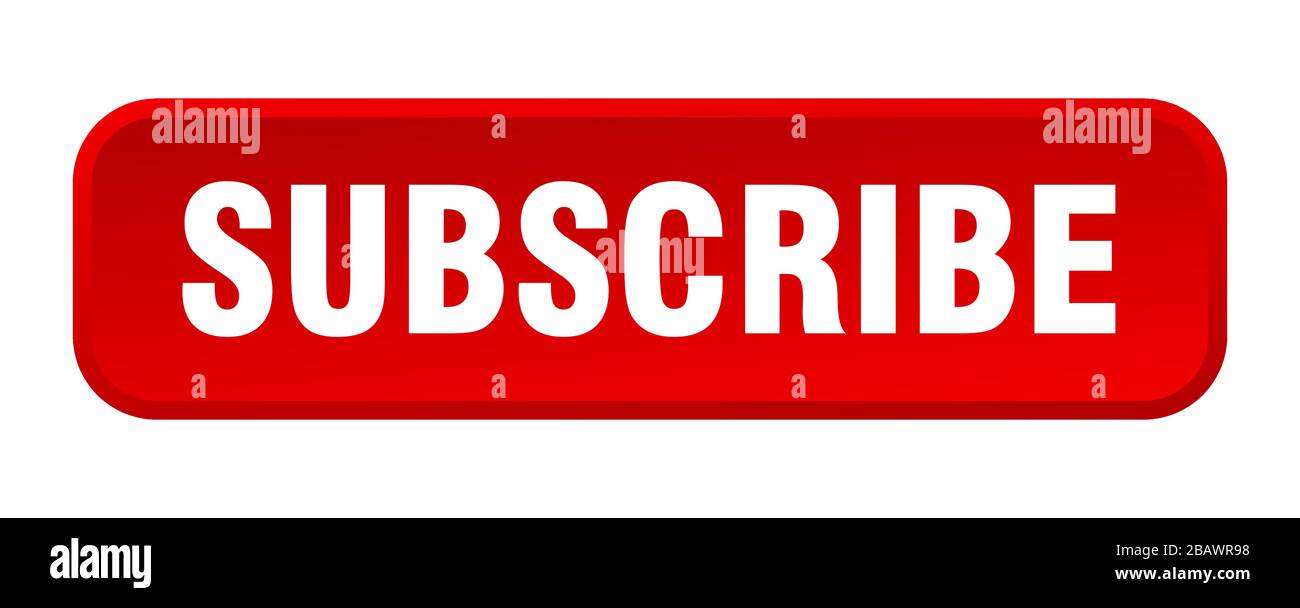 subscribe button. subscribe square 3d push button Stock Vector Image ...