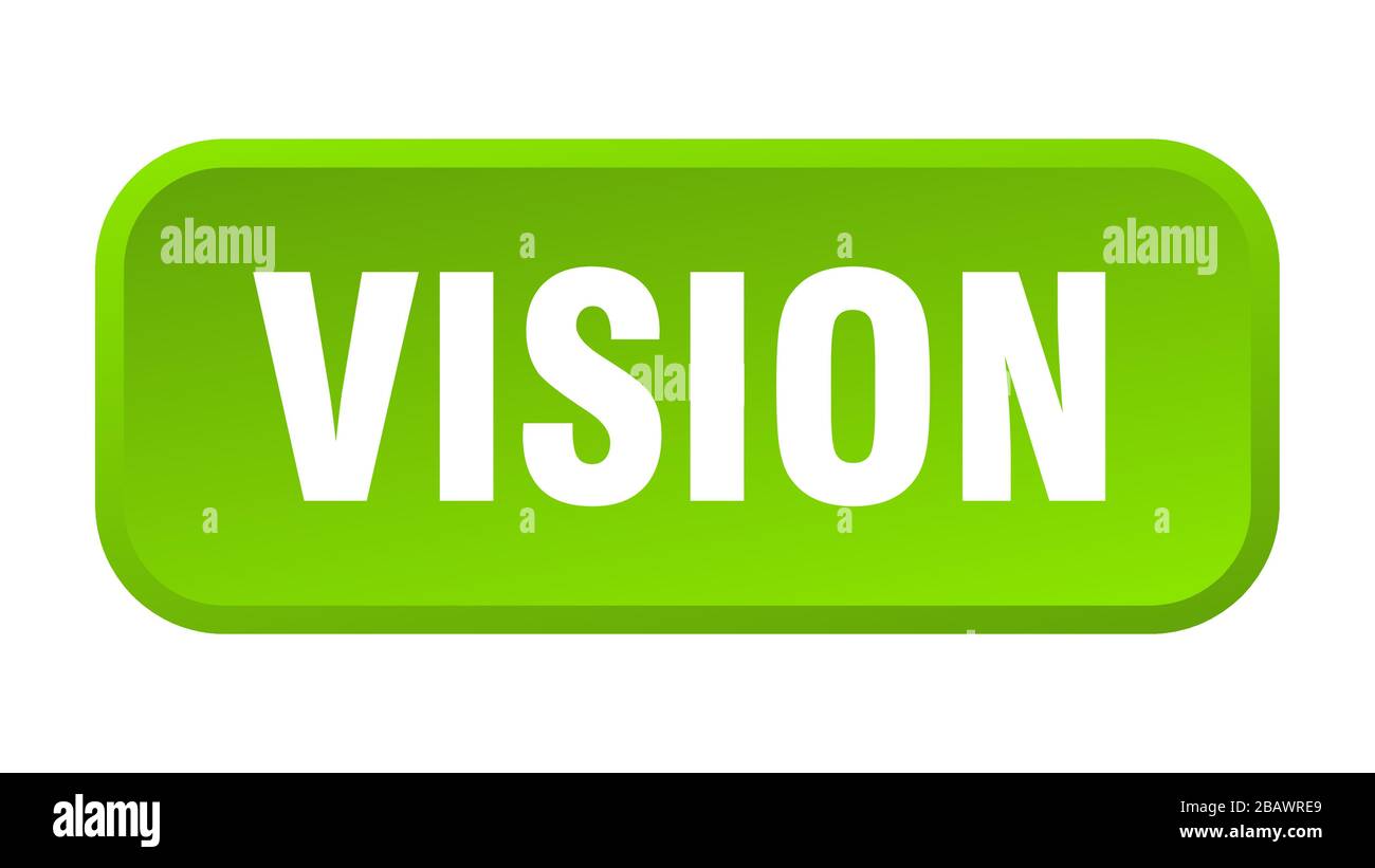 vision button. vision square 3d push button Stock Vector Image & Art - Alamy