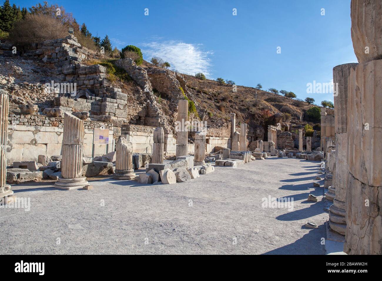 The ruins of the ancient city of Ephesus in Turkey Stock Photo - Alamy