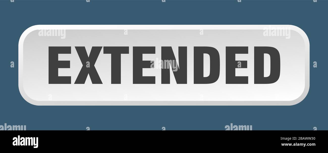 extended button. extended square 3d push button Stock Vector Image ...