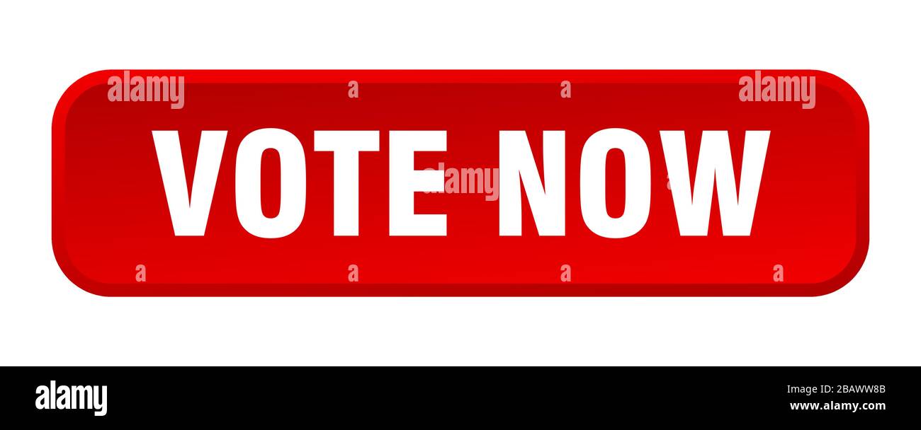 vote now button. vote now square 3d push button Stock Vector Image ...