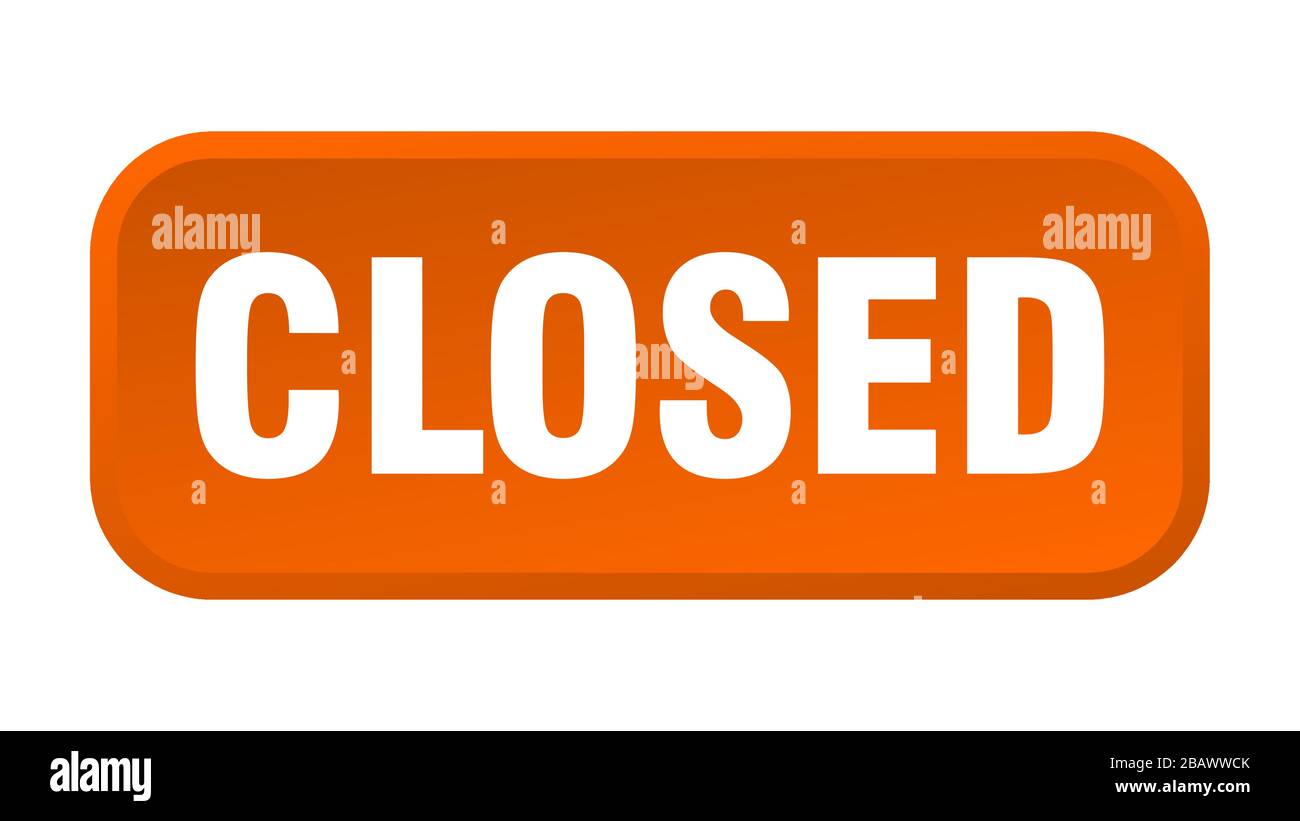 closed button. closed square 3d push button Stock Vector Image & Art - Alamy