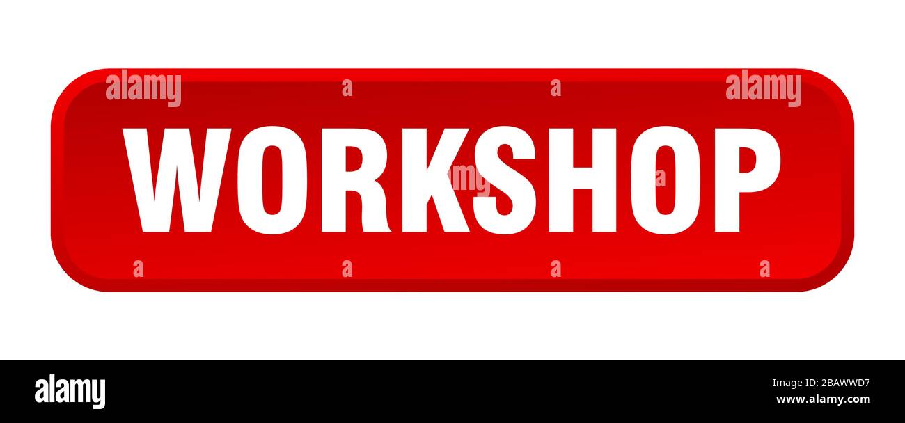 workshop button. workshop square 3d push button Stock Vector Image & Art - Alamy