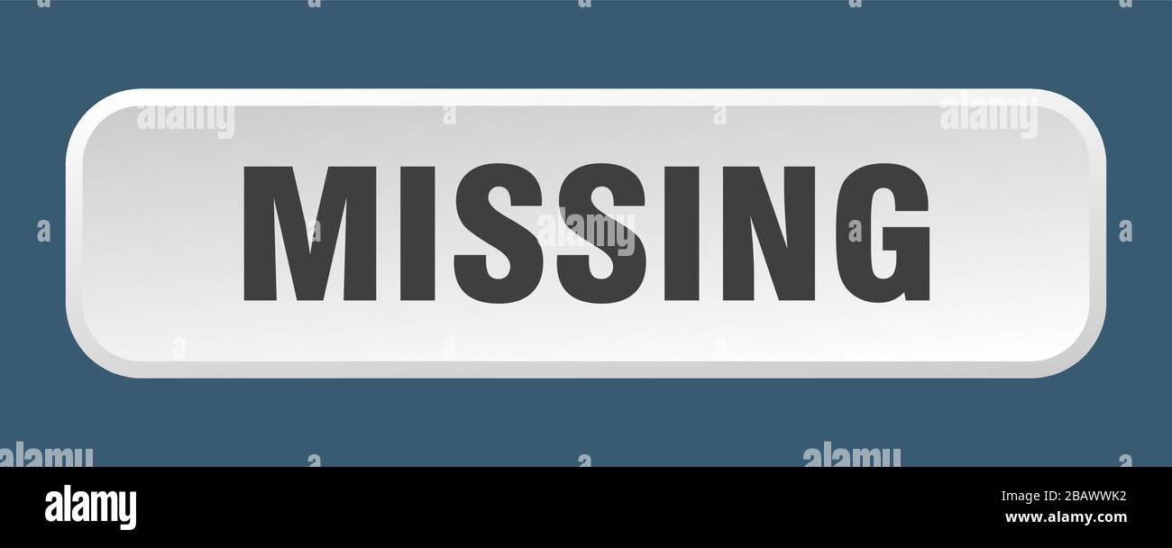 missing button. missing square 3d push button Stock Vector Image & Art ...