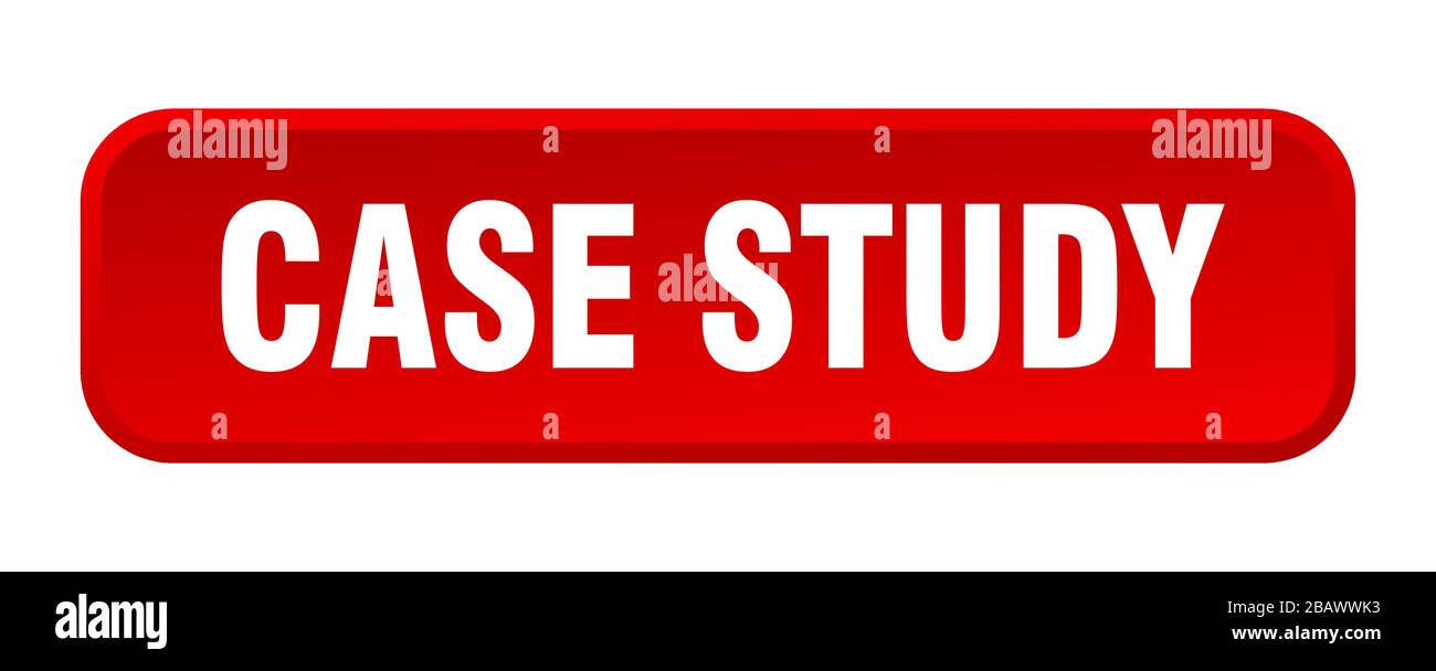 case study button. case study square 3d push button Stock Vector Image ...