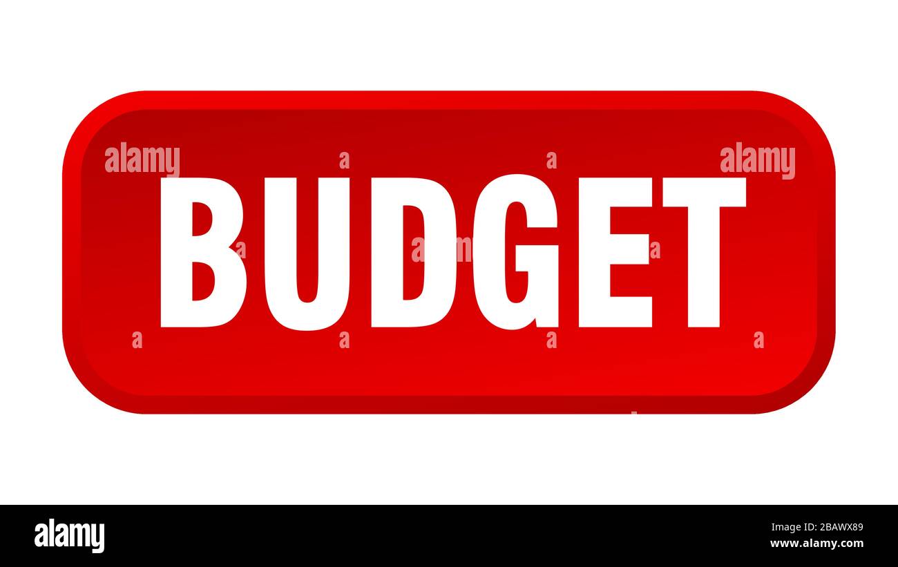 budget button. budget square 3d push button Stock Vector Image & Art ...