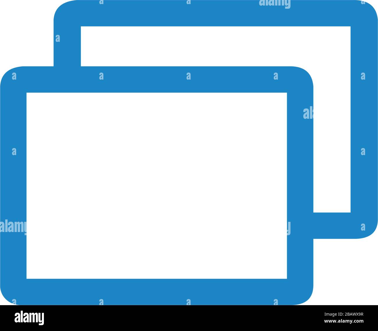 Add new tab, slide, or section line art vector icon for apps and ...