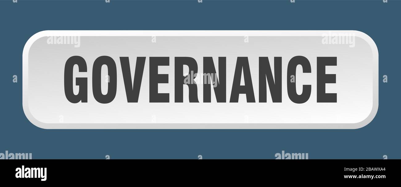 governance button. governance square 3d push button Stock Vector Image ...