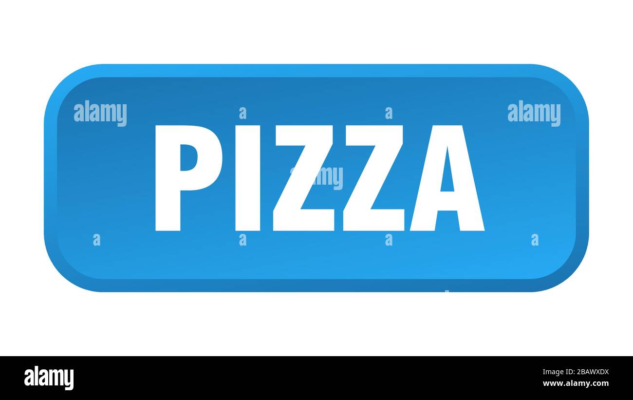 pizza button. pizza square 3d push button Stock Vector Image & Art - Alamy