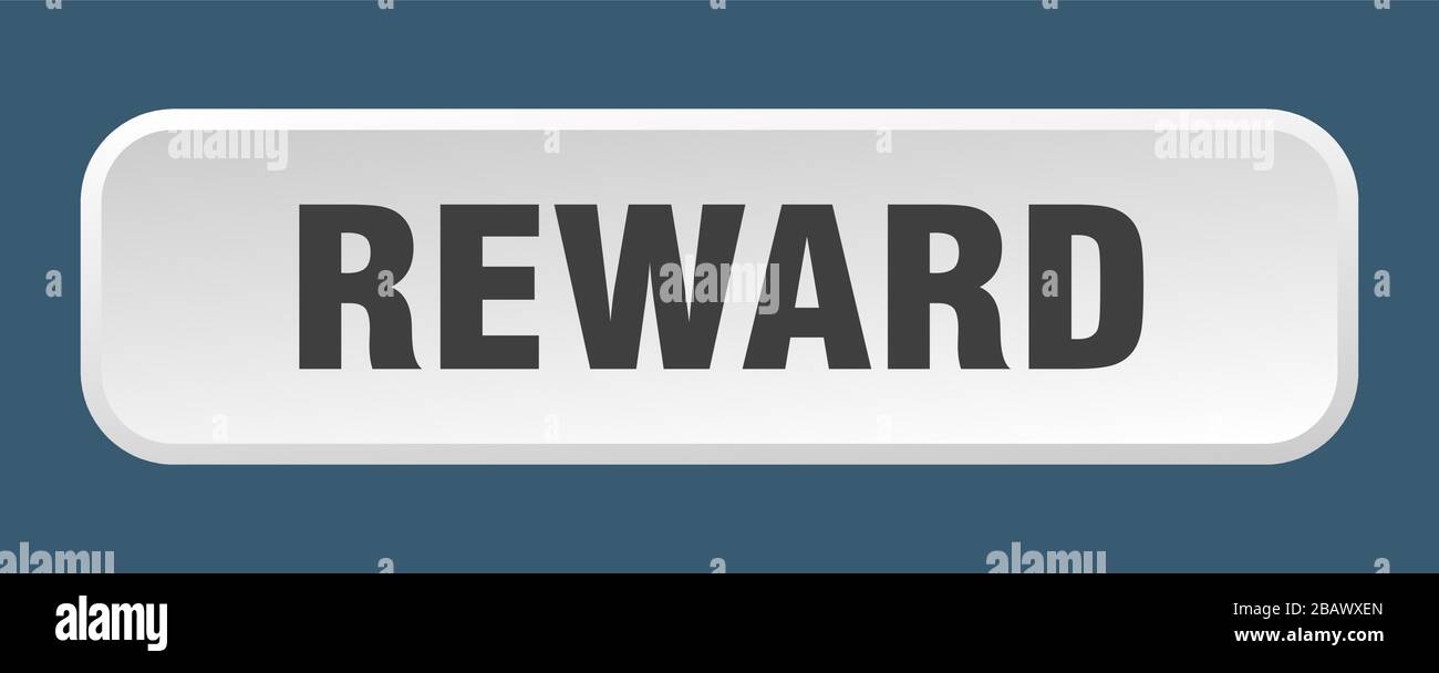 reward button. reward square 3d push button Stock Vector Image & Art ...