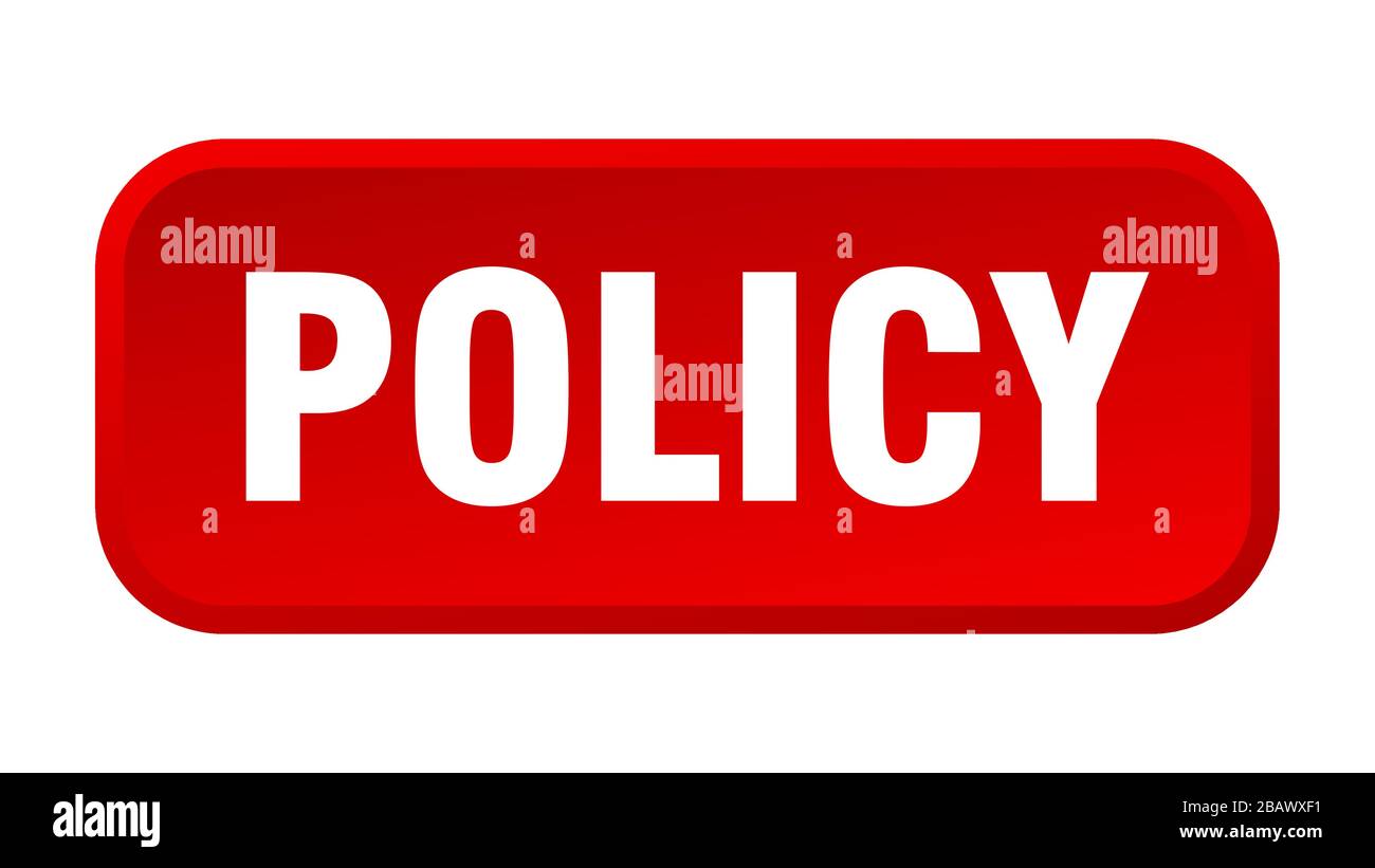 Policy button square white hi-res stock photography and images - Alamy