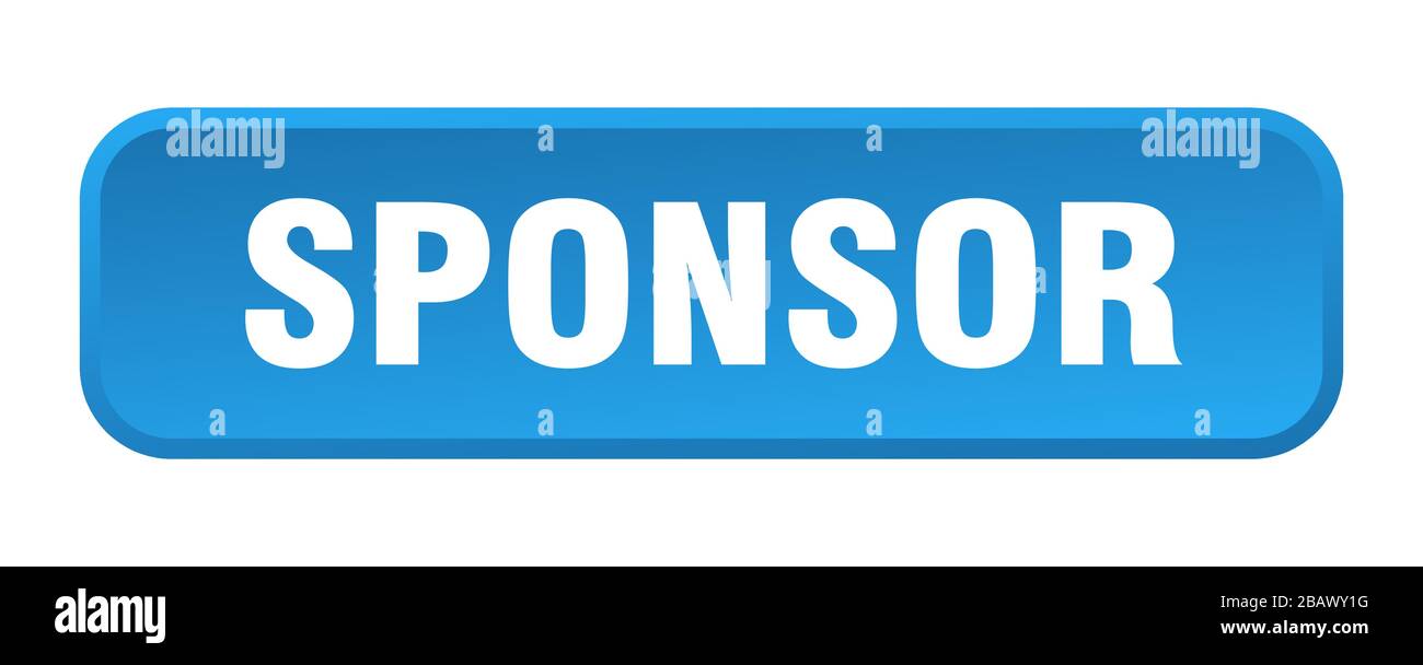 sponsor button. sponsor square 3d push button Stock Vector Image & Art ...