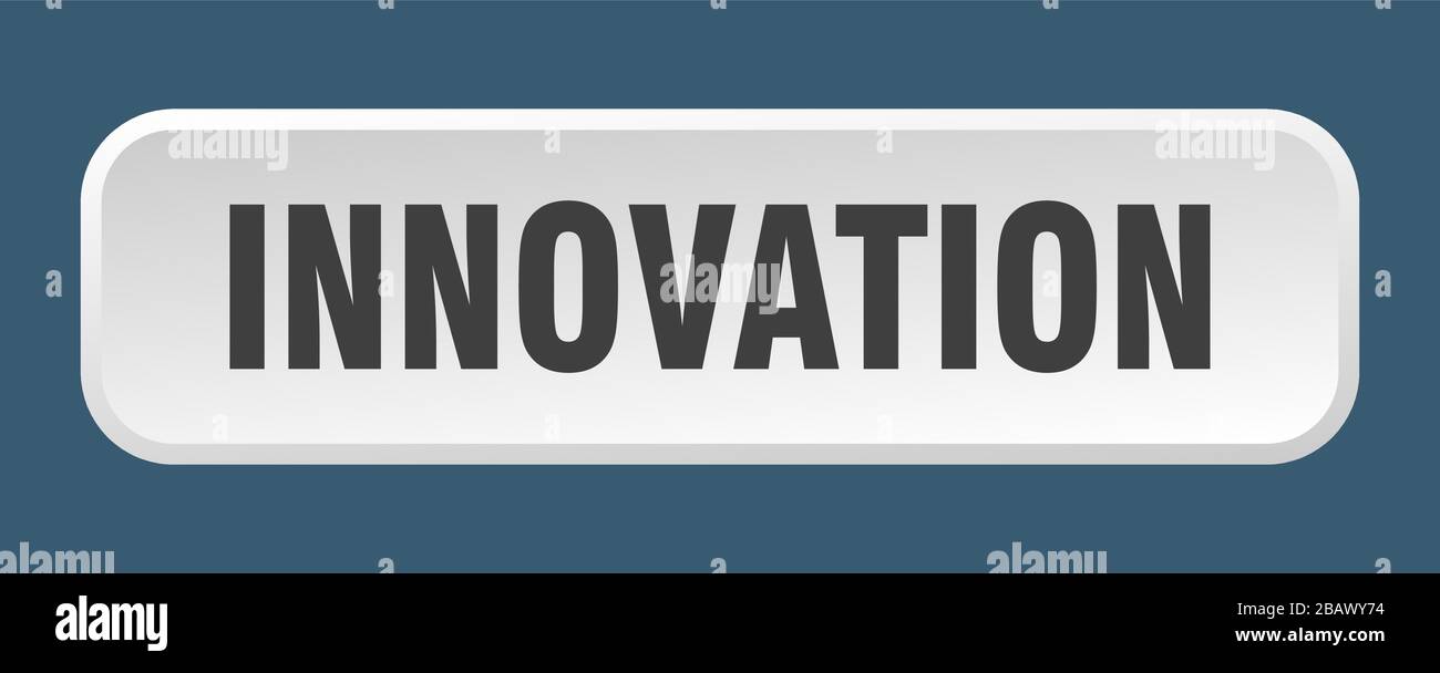 innovation button. innovation square 3d push button Stock Vector Image ...