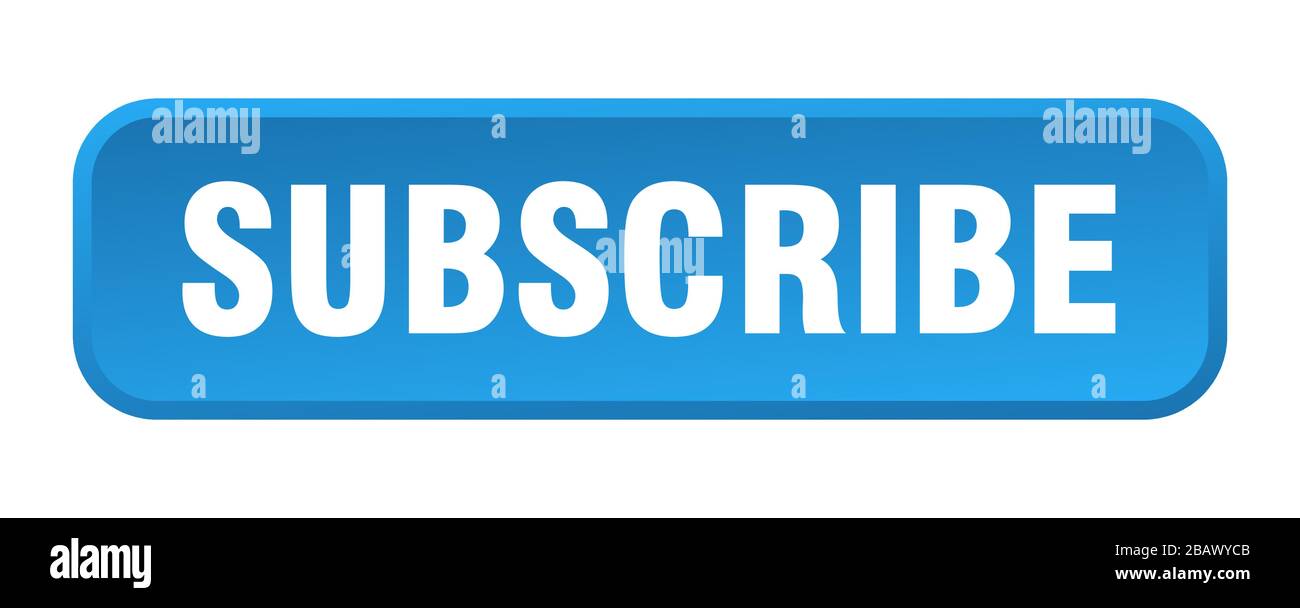 subscribe button. subscribe square 3d push button Stock Vector Image ...