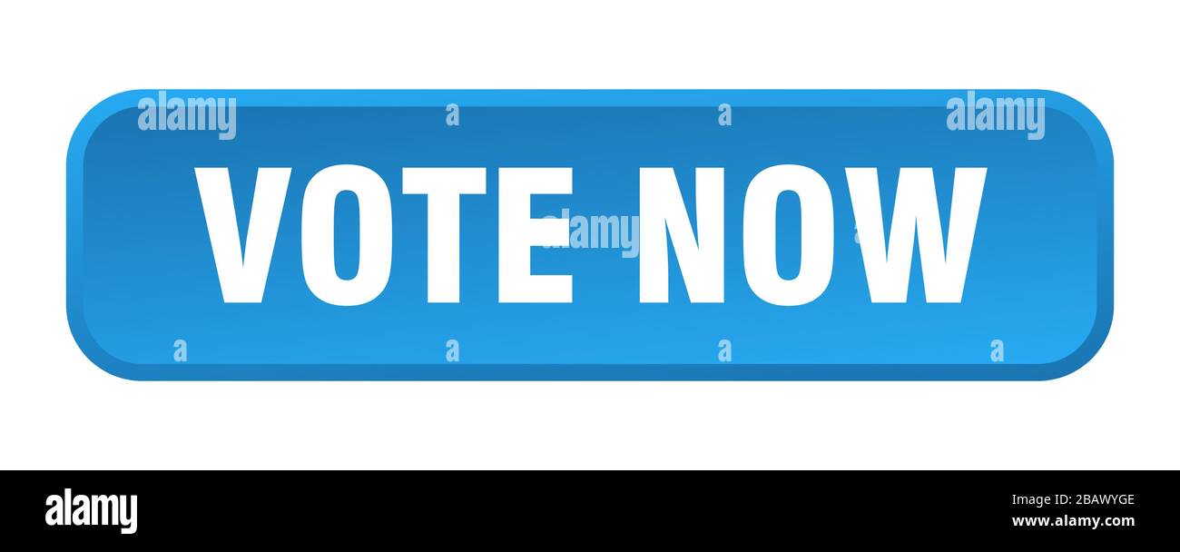vote now button. vote now square 3d push button Stock Vector Image ...