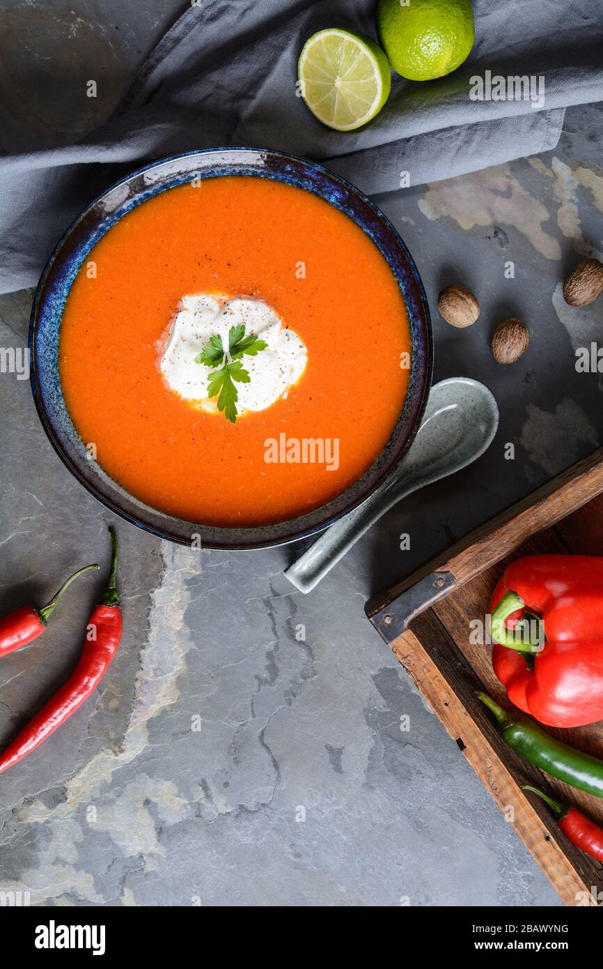 Bell pepper cream hi-res stock photography and images - Alamy
