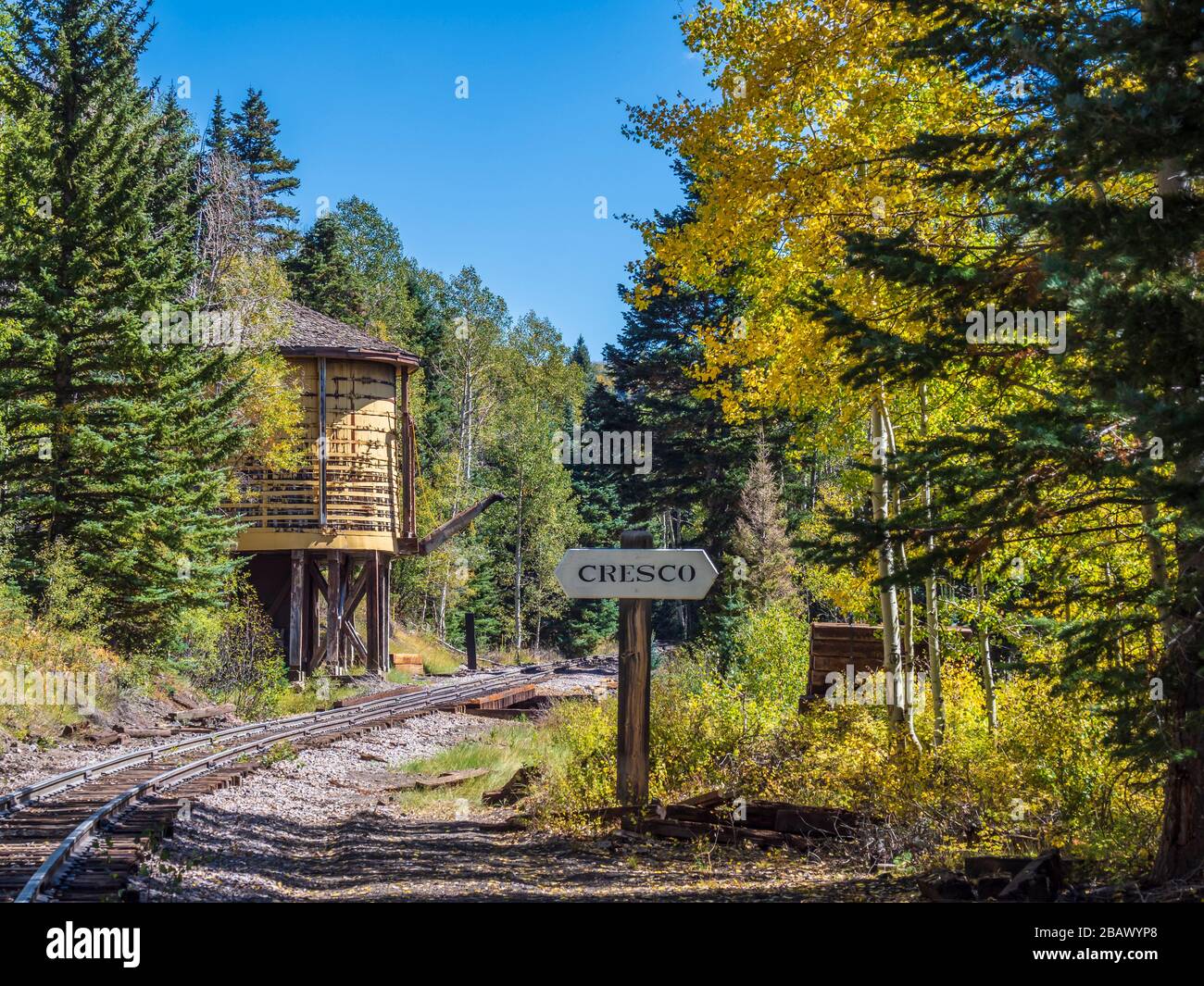 Narrow Gauge Railroad Water Tank High Resolution Stock Photography and ...