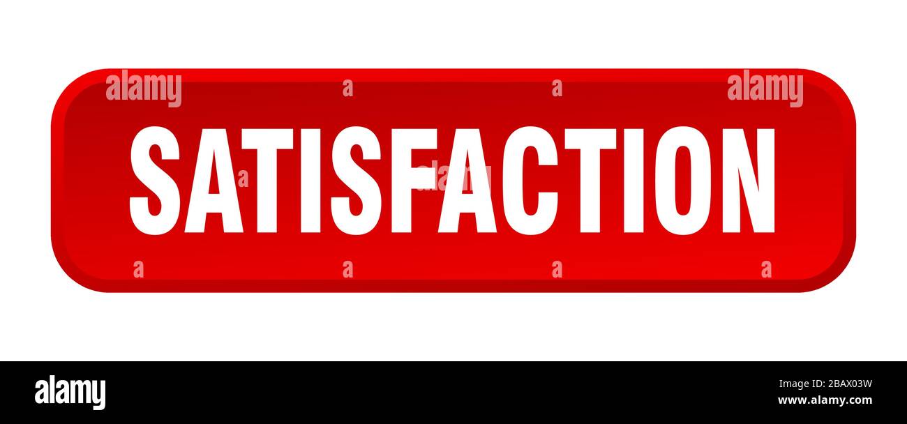 satisfaction button. satisfaction square 3d push button Stock Vector ...