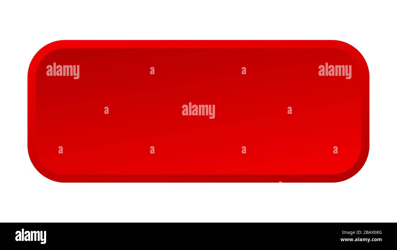 blank button. blank square 3d push button Stock Vector Image & Art - Alamy