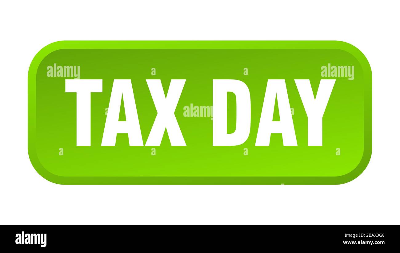 Tax day green square hi-res stock photography and images - Alamy
