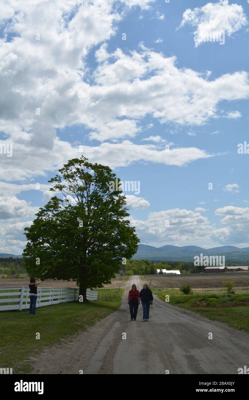 Country road walk hi-res stock photography and images - Alamy