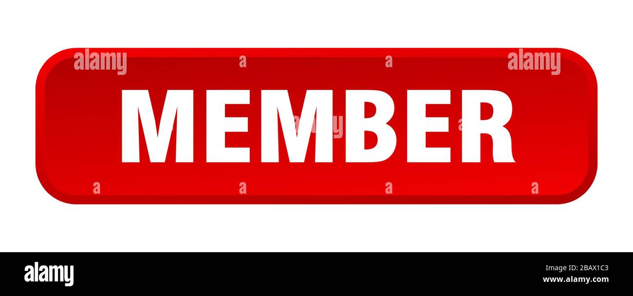 member button. member square 3d push button Stock Vector Image & Art ...