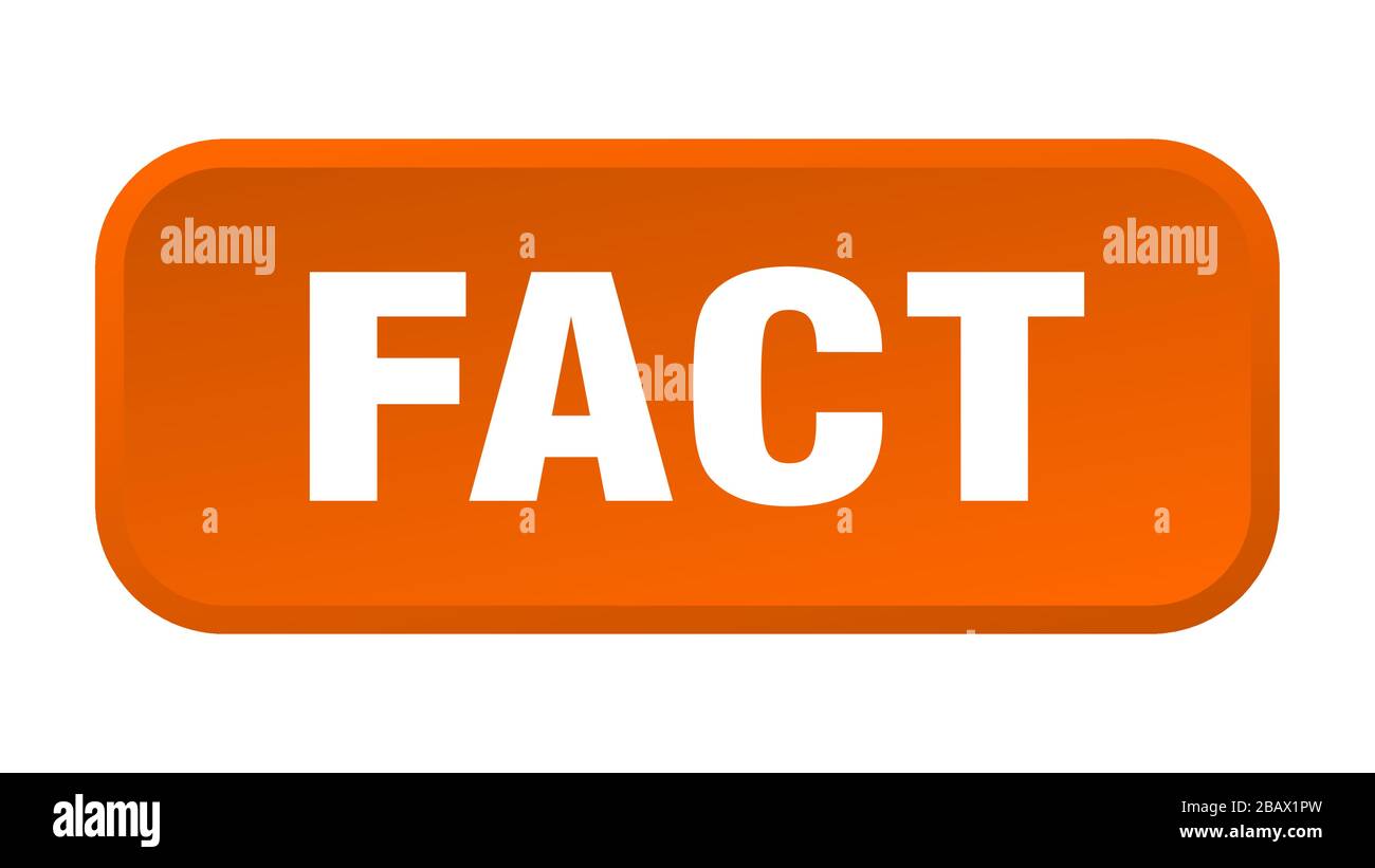 fact button. fact square 3d push button Stock Vector Image & Art - Alamy