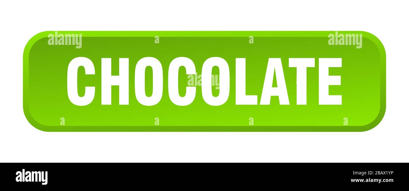 chocolate button. chocolate square 3d push button Stock Vector Image ...
