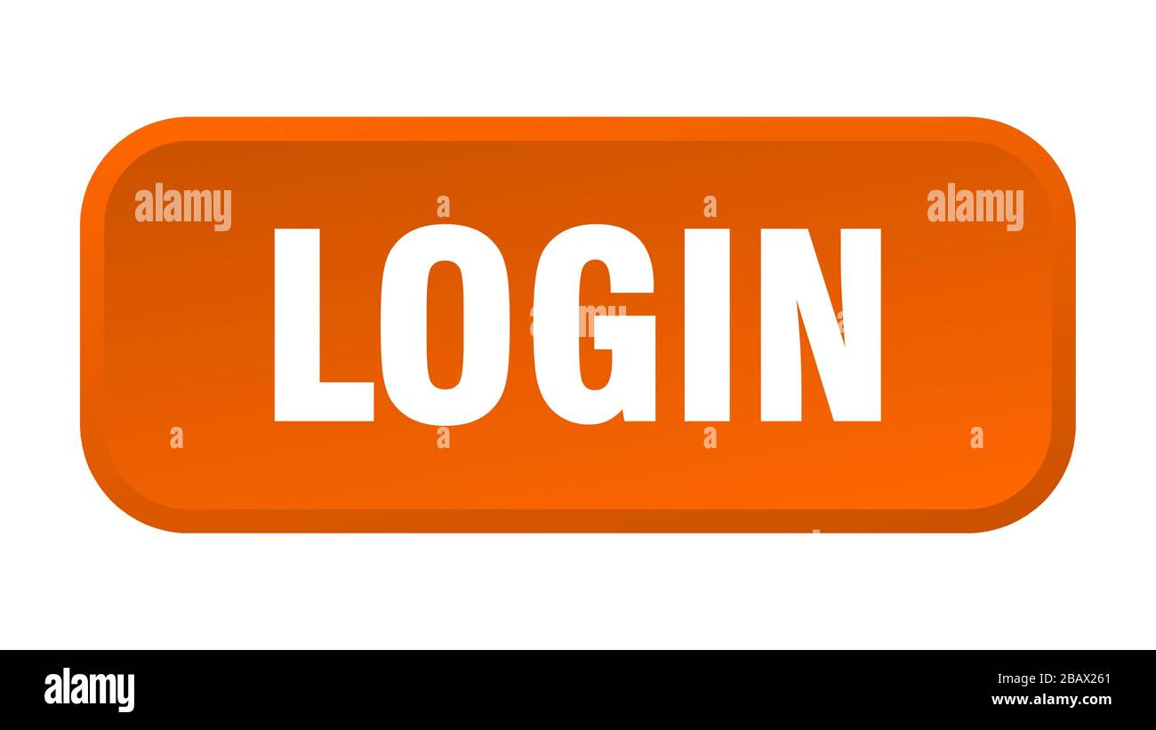 login button. login square 3d push button Stock Vector Image & Art - Alamy