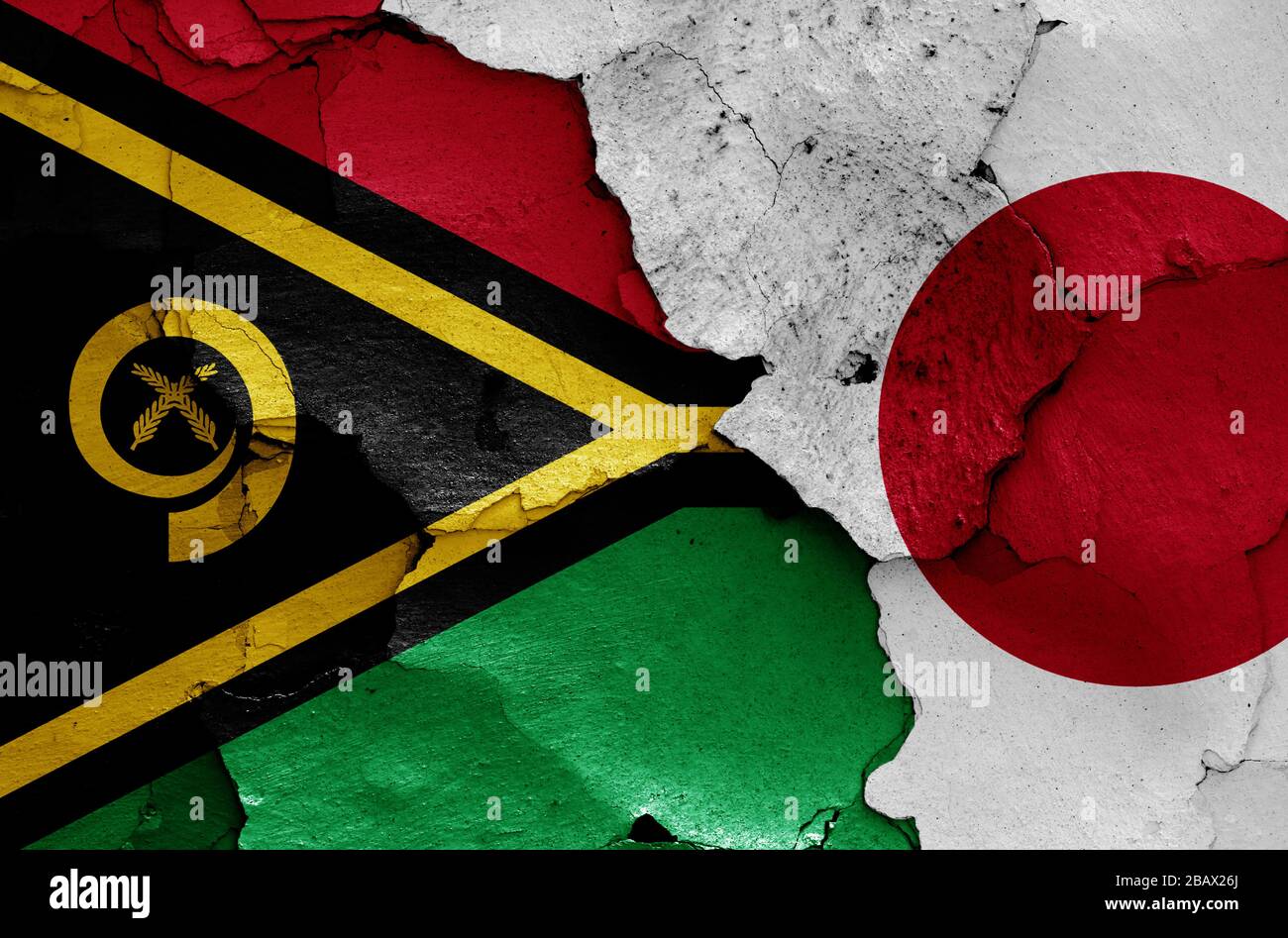 Japan vanuatu flag hi-res stock photography and images - Alamy