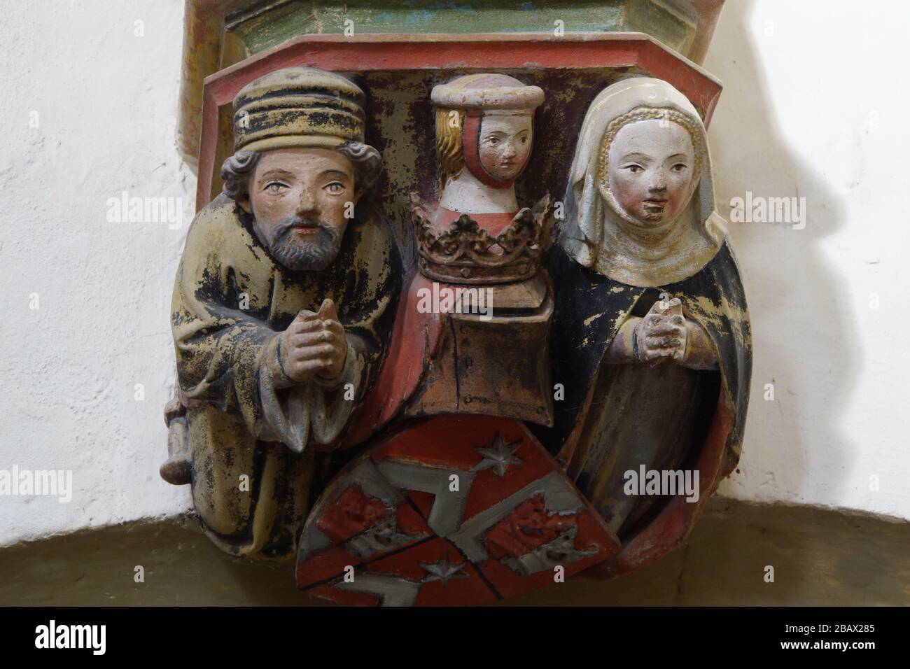 Franziskanerkirche Sankt Maria, Rothenburg ob der Tauber, Bayern ...