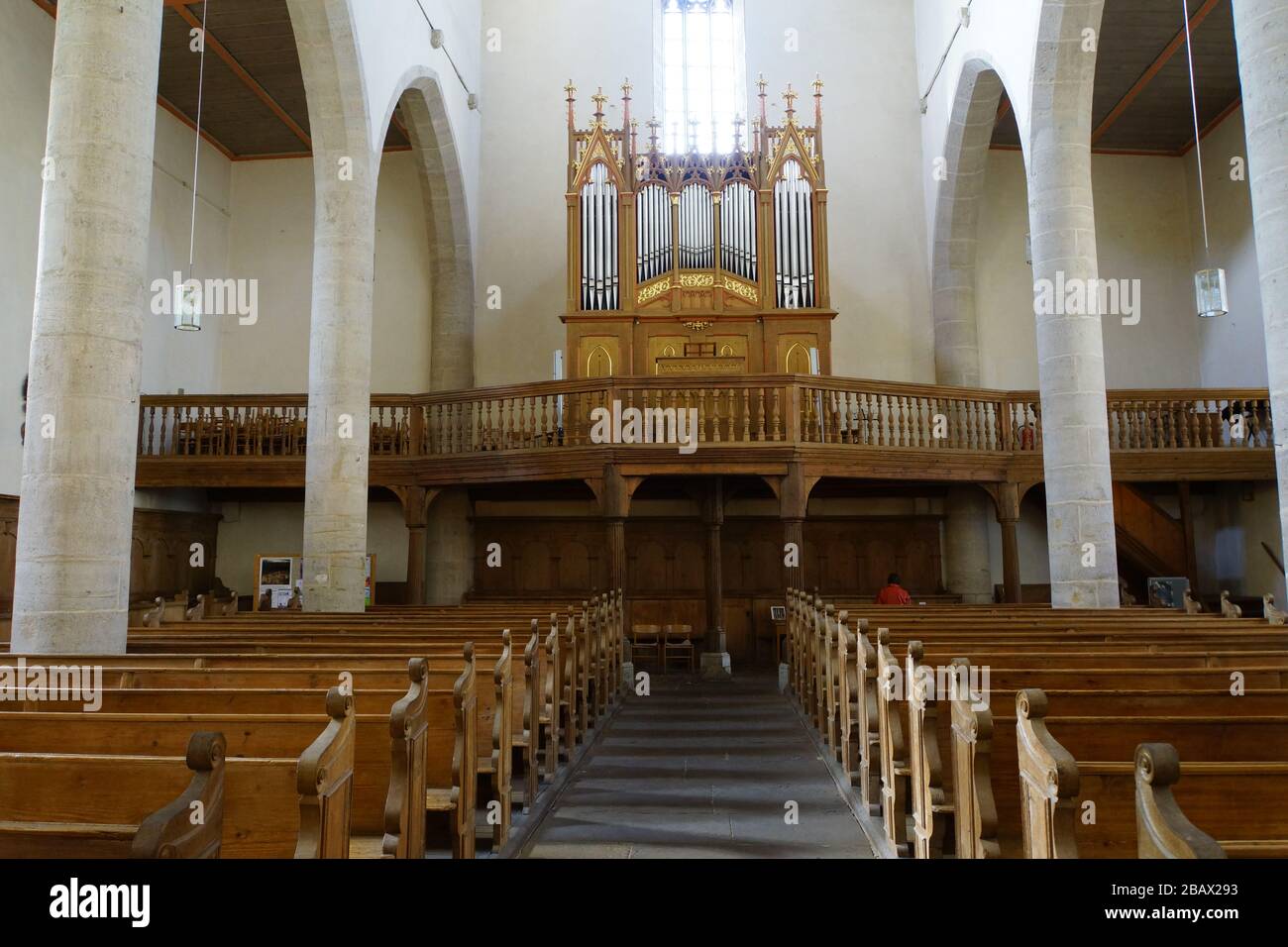 Franziskanerkirche Sankt Maria, Rothenburg ob der Tauber, Bayern ...