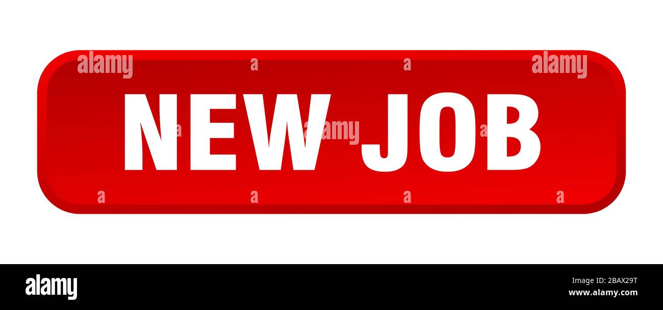 new job button. new job square 3d push button Stock Vector Image & Art ...