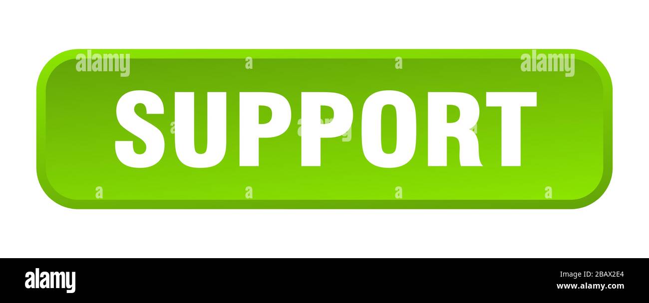 support button. support square 3d push button Stock Vector Image & Art ...